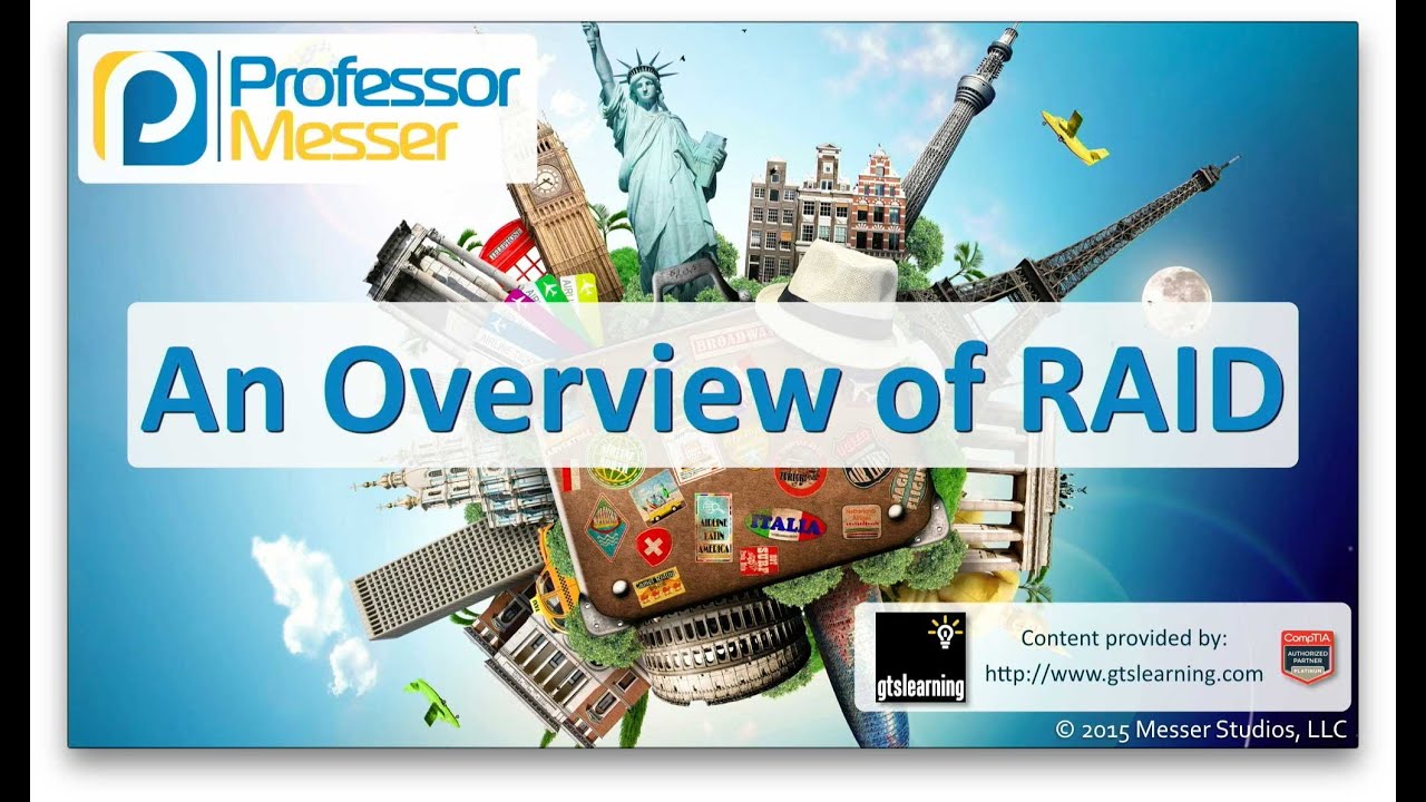 An Overview of RAID - CompTIA A+ 220-901 - 1.5 - YouTube