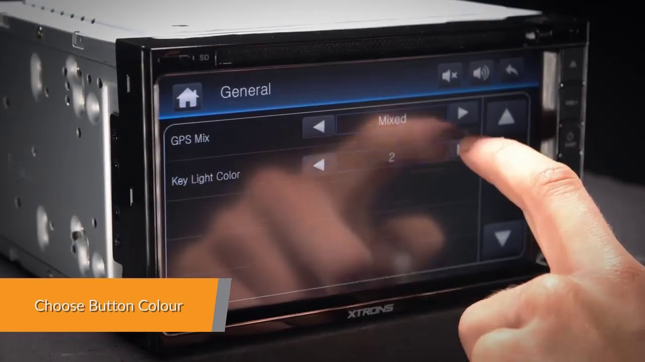 Universal - 6.95" WinCE Car DVD Player (TD799G) - YouTube