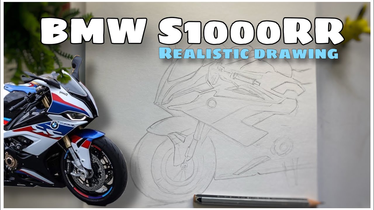 BMW S1000RR drawing ️ bike drawing #bmw #drawing #bike - YouTube