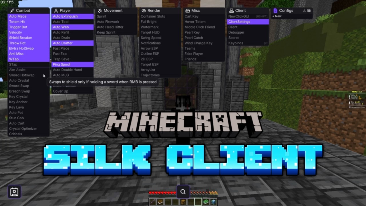 Silk Client 1.21.4 – Best NethPot & Sword PvP Client? - YouTube