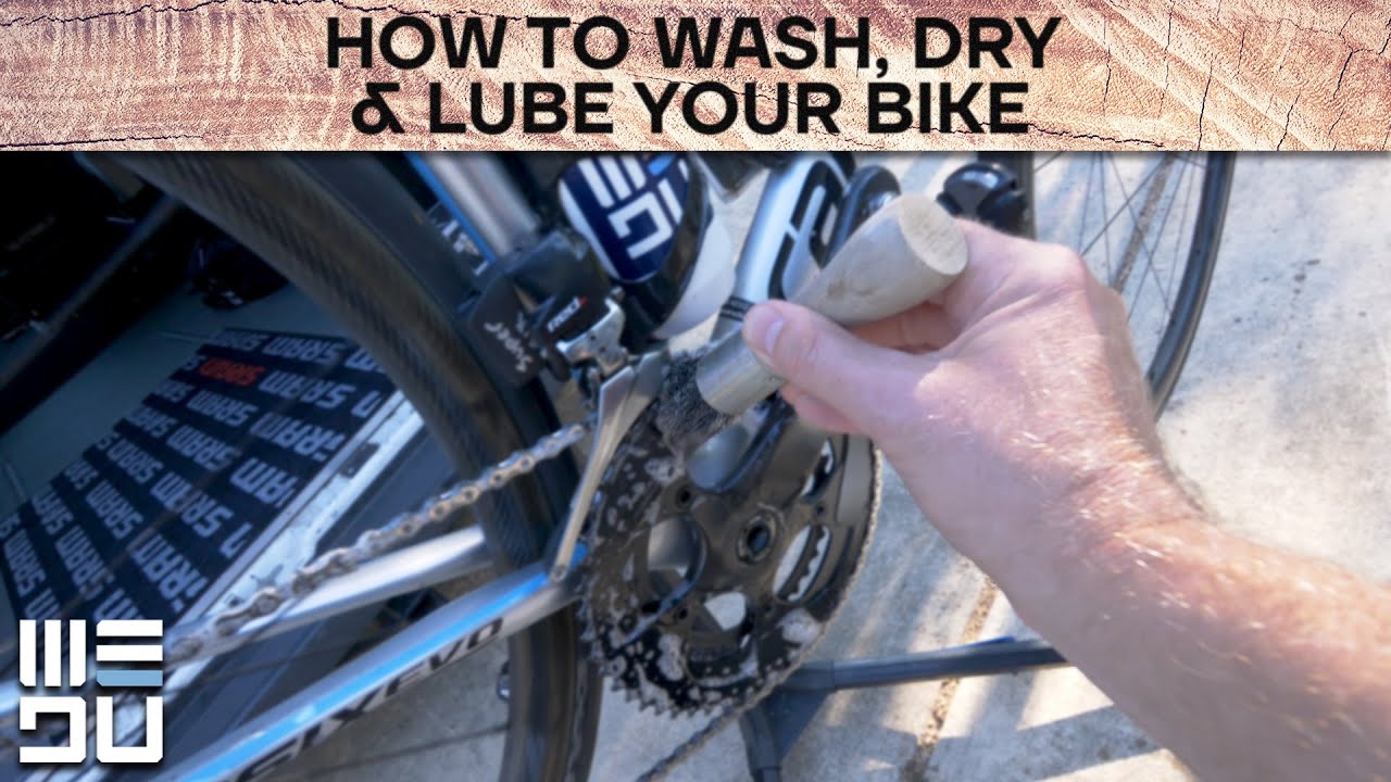 How To Wash, Dry & Lube Your Bike | Background with Bolchke - YouTube
