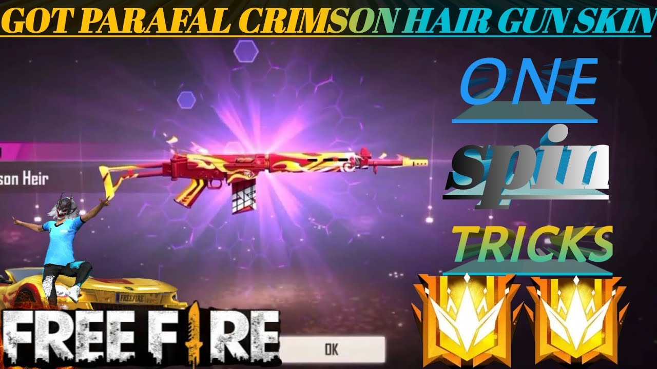 FREE FIRE NEW PARAFAL GUN SKIN IN WEPON ROYAELE | HOW TO GET PARAFAL ...