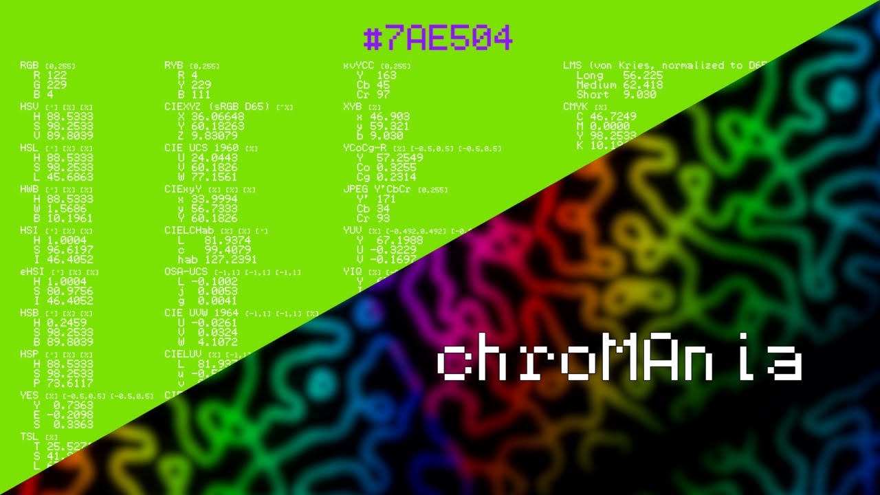 Color #7AE504 - Hypnotic Green - YouTube