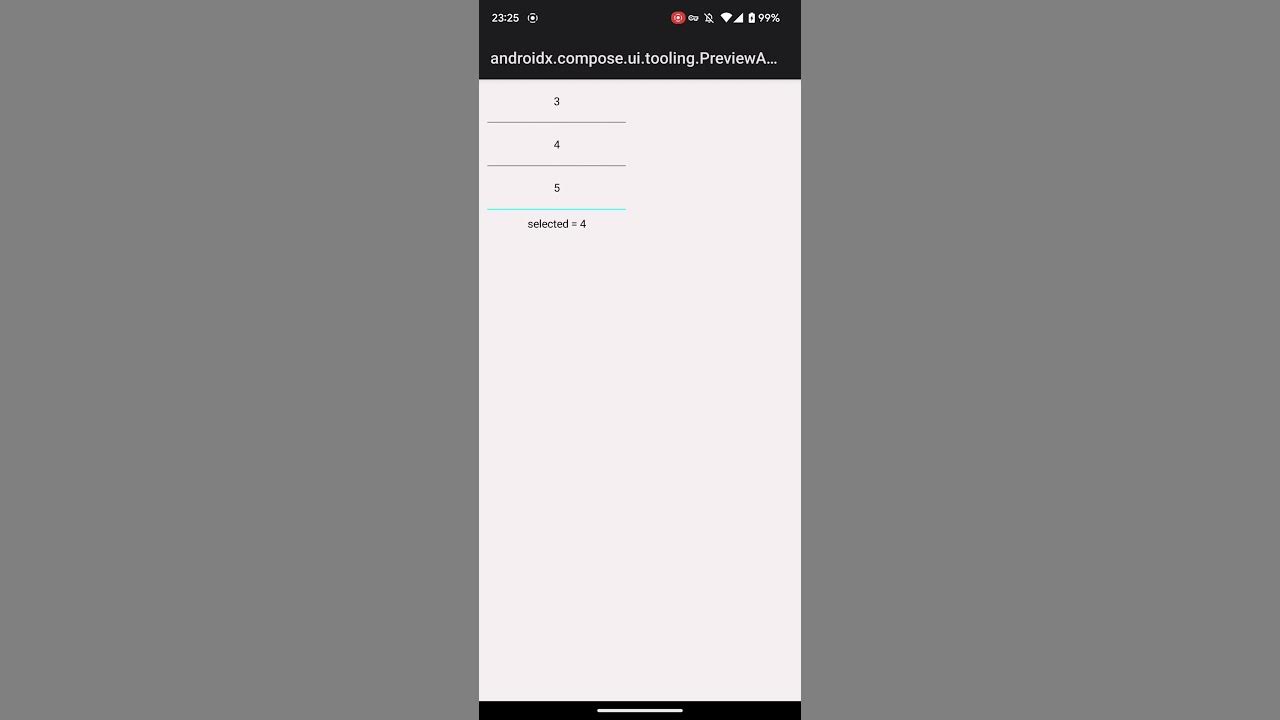 【jetpack Compose】picker Youtube