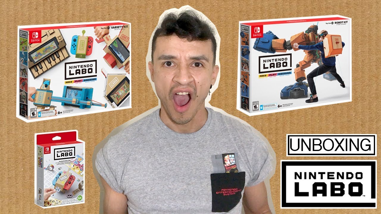 UNBOXING NINTENDO LABO - YouTube