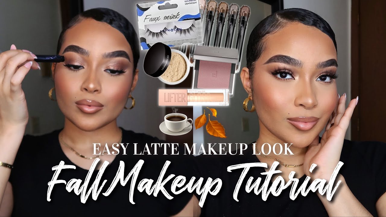 FALL MAKEUP TUTORIAL | Easy Latte Makeup Look! ☕️🍂 | AMAZON MAKEUP TUTORIAL - YouTube