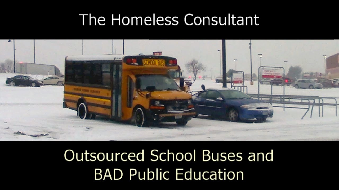 Outsourced School Buses and BAD Public Education - YouTube