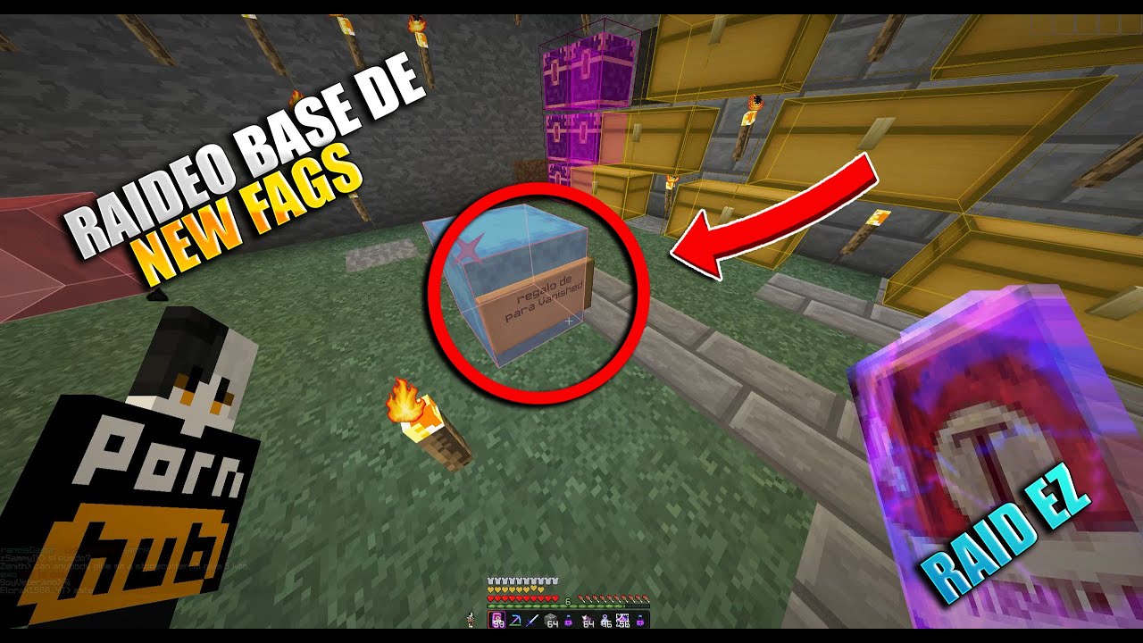 RAIDEO "Base Secreta" de NewFags en 2B2T No premium #10 😲 | 6B6T SERVER ...