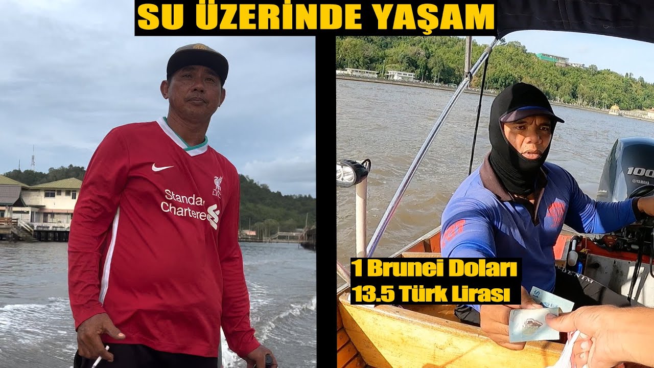 Zengin Brunei'nin Fakir Mahallesi Su Üstünde İlginç Bir Köy /379 - YouTube