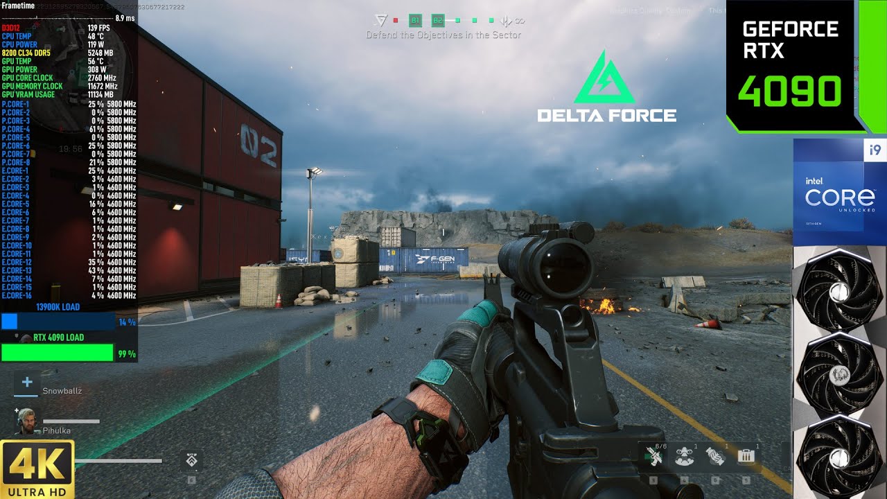 Delta Force DEMO - 4K DLSS Max Settings, Ultimate Ray Tracing | RTX ...