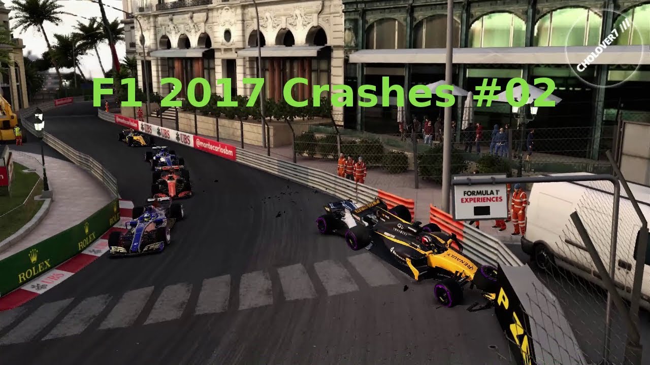 F1 2017 Crashes #02 - YouTube
