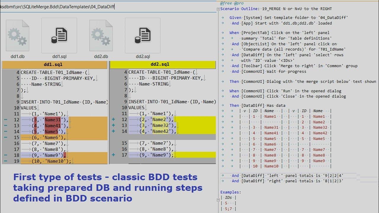 KS DB Merge Tools UI Automation Tests - YouTube