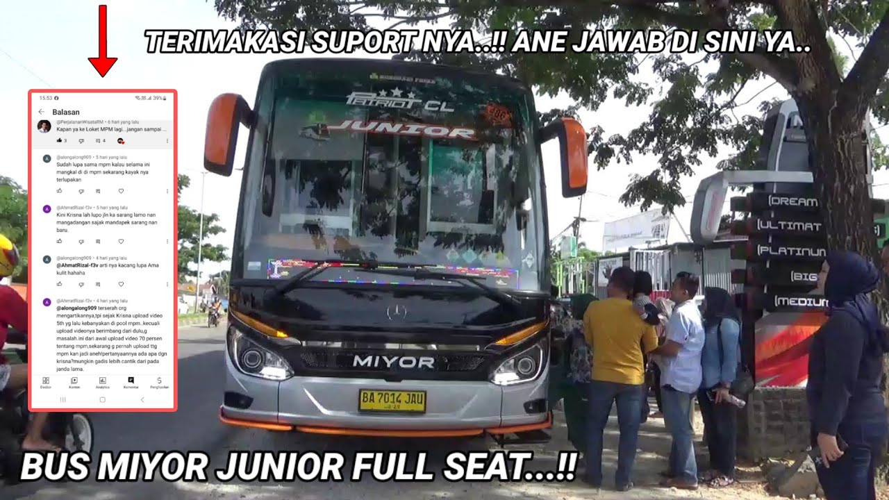 TERIMAKASI UDAH SETIA,ANE JAWAB DI SINI.!! || BUS BARU MIYOR JUNIOR ...