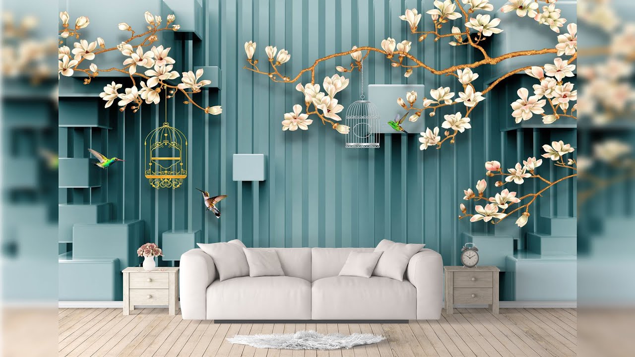 Wall Wallpaper Design | home wallpaper design | home decoration ideas ...