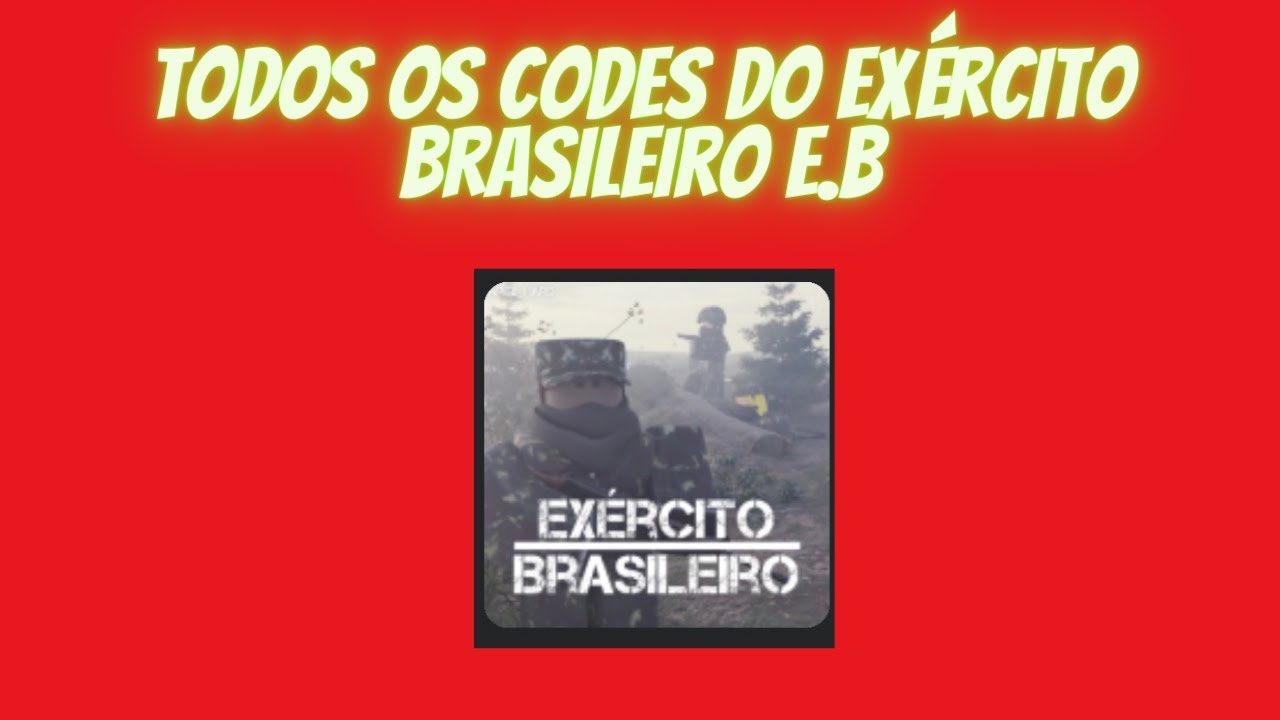 Todos os codigos do Exército brasileiro E.B - YouTube