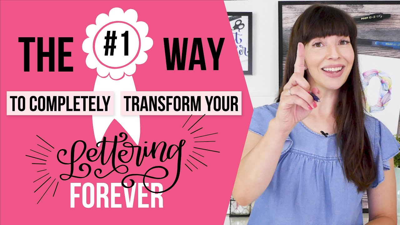 The NUMBER ONE Way To Improve Your Lettering Forever! - YouTube