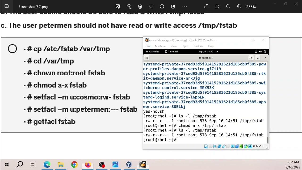 Redhat Linux 9 Lab: RHCSA Practice Exam 2 - YouTube