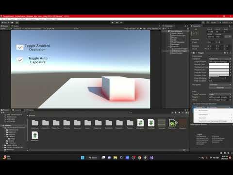 Save Post Processing Settings With Unity Toggle - YouTube