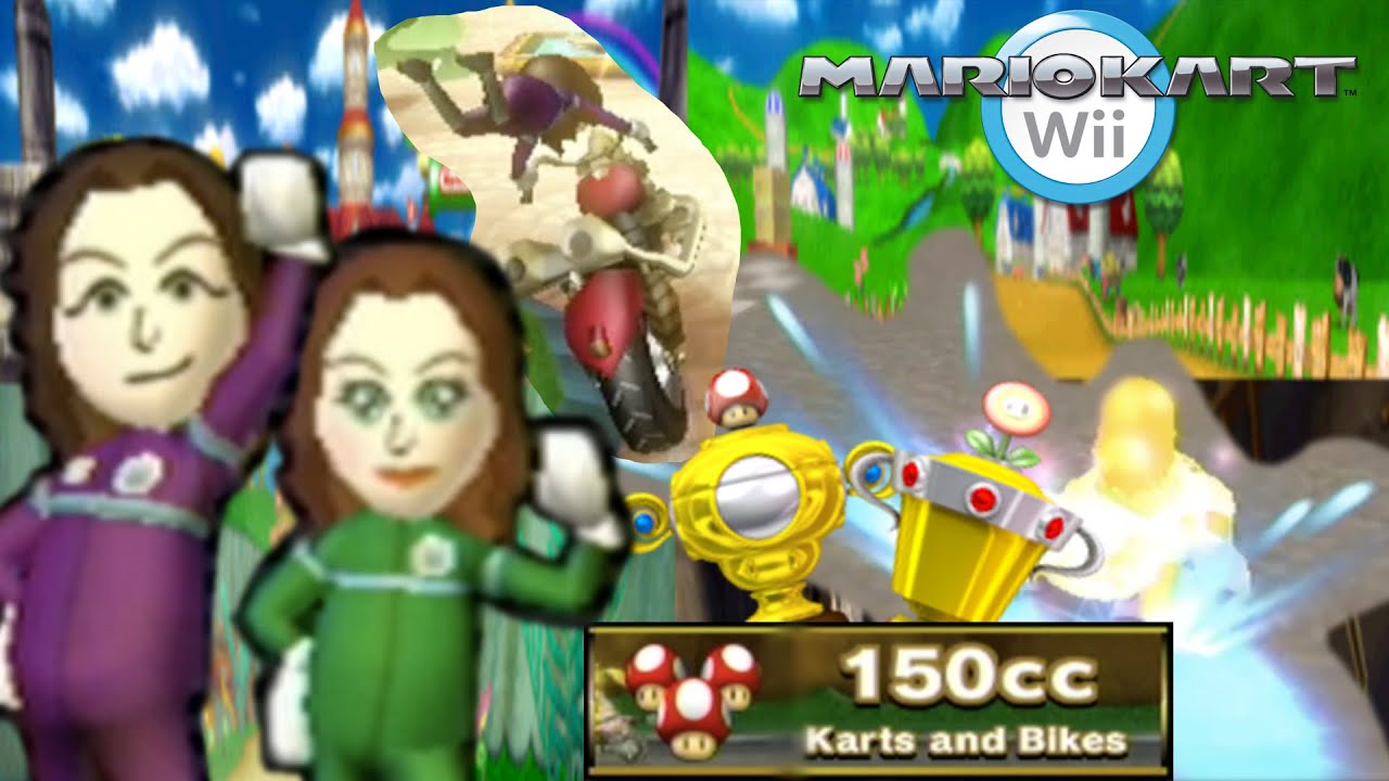Miis Everywhere! | Mario Kart Wii - YouTube