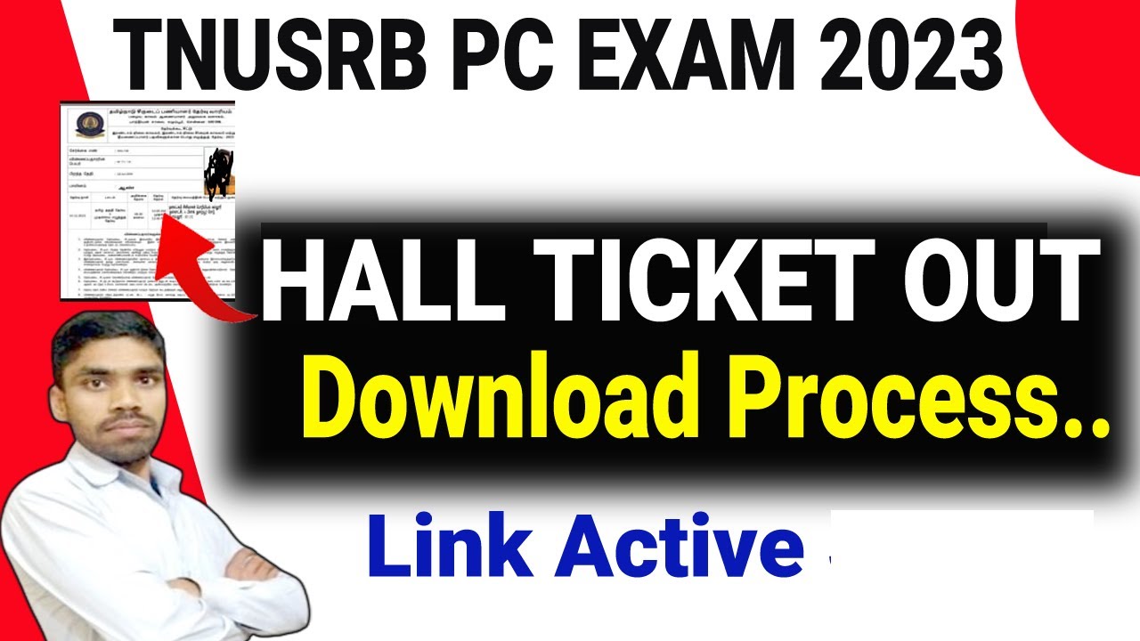 tnusrb pc exam hall ticket 2023 |tnusrb pc hall ticket 2023 out |How to ...