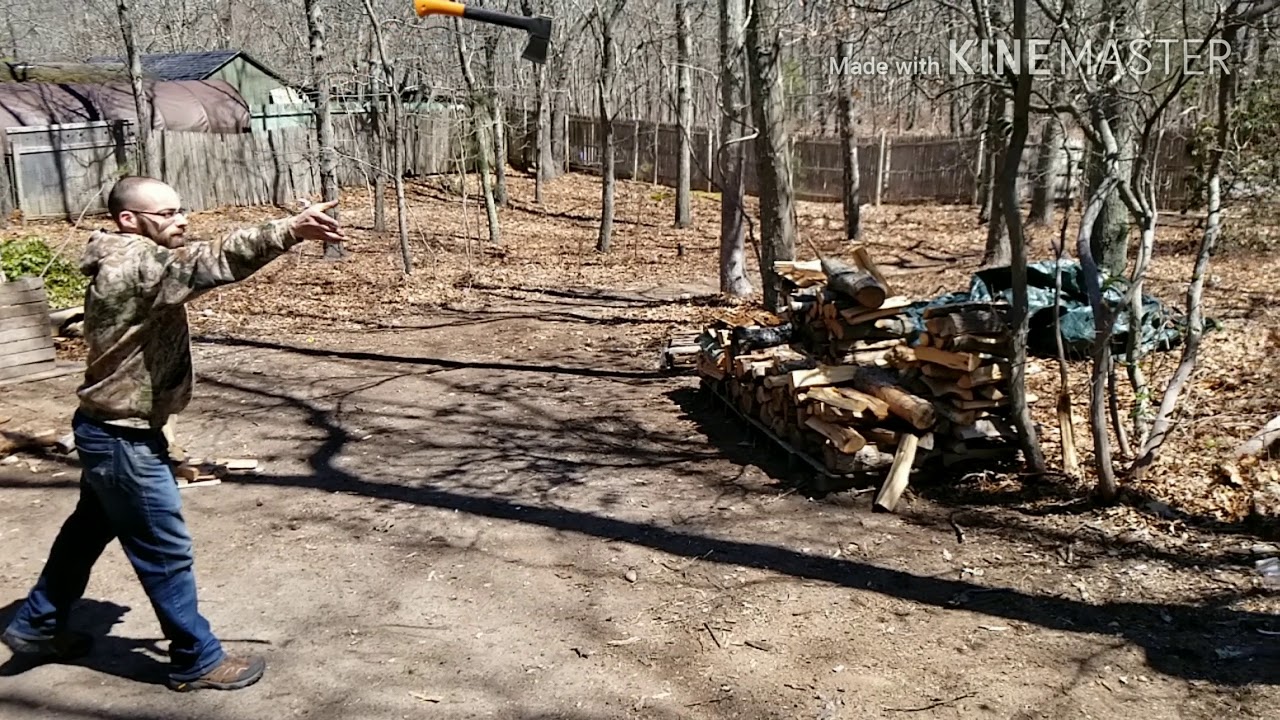 Mazz axe throwing FAIL - YouTube
