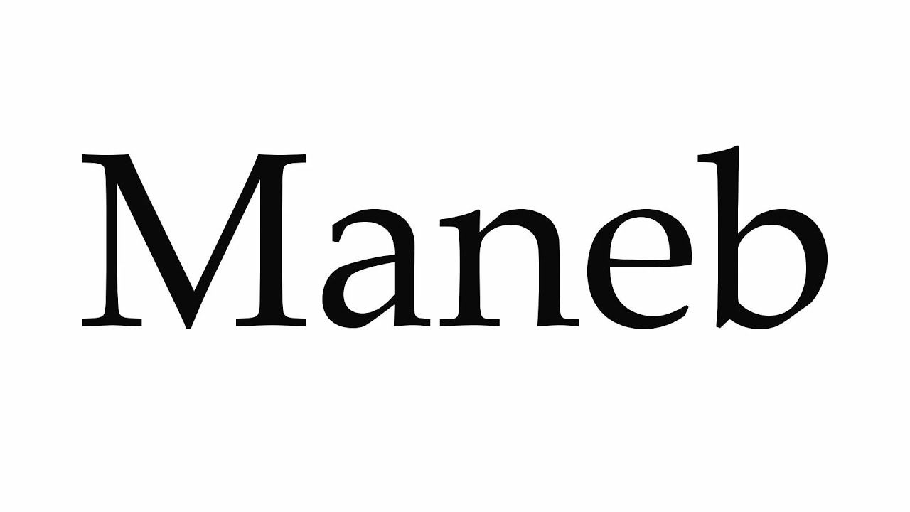 How to Pronounce Maneb - YouTube