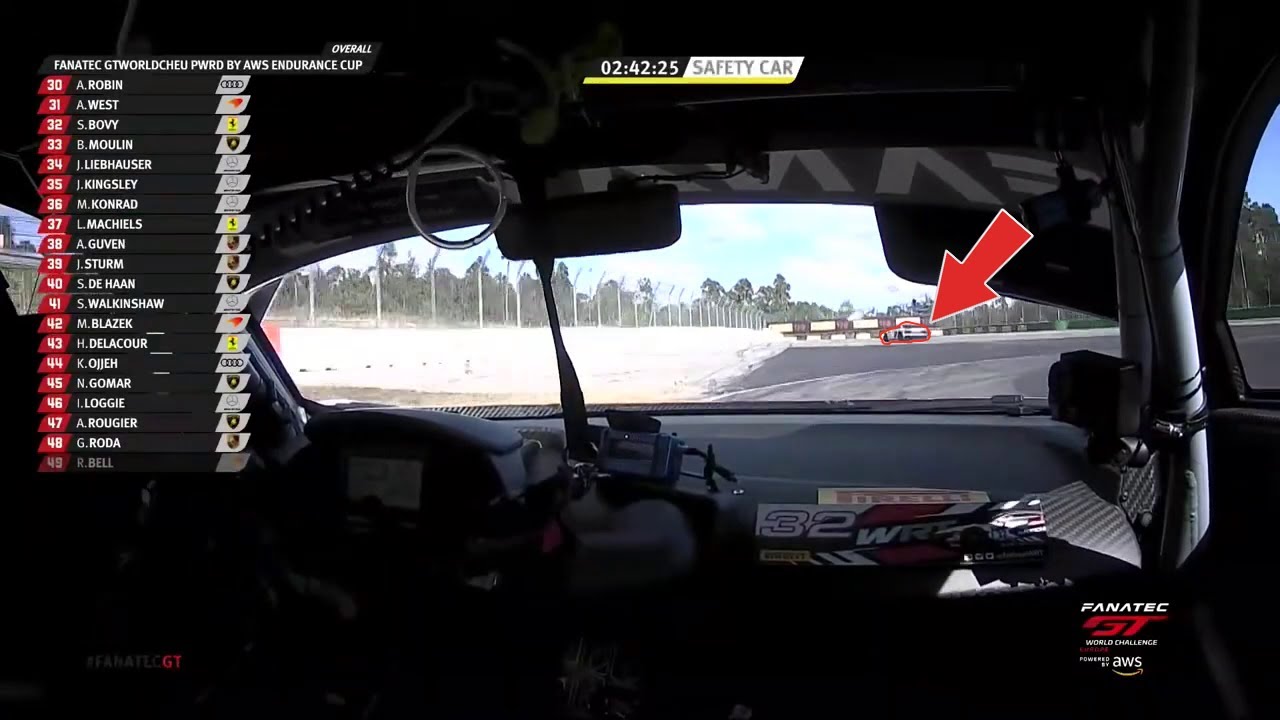 Saftey Car CRASHES during GT World Challenge Hockenheim Race - YouTube