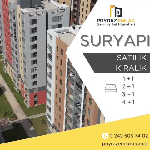 POYRAZ EMLAKTAN SUR YAPI ANTALYA DA SATILIK KİRALIK DAİRELER - YouTube
