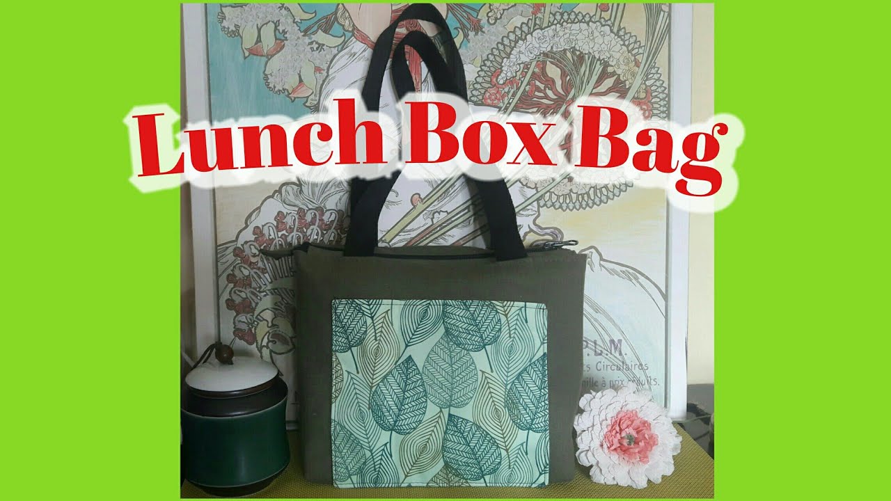How to Sew a Lunch Box Bag - YouTube