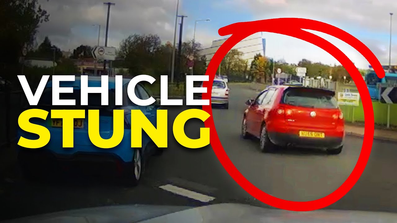 VW Golf tries to escape police, gets STUNG by motorcycle cop | Police ...