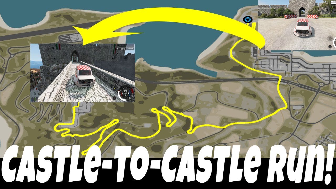 BeamNG Drive - Have Fun Storming the Castle! Italy Castle-to-Castle ...