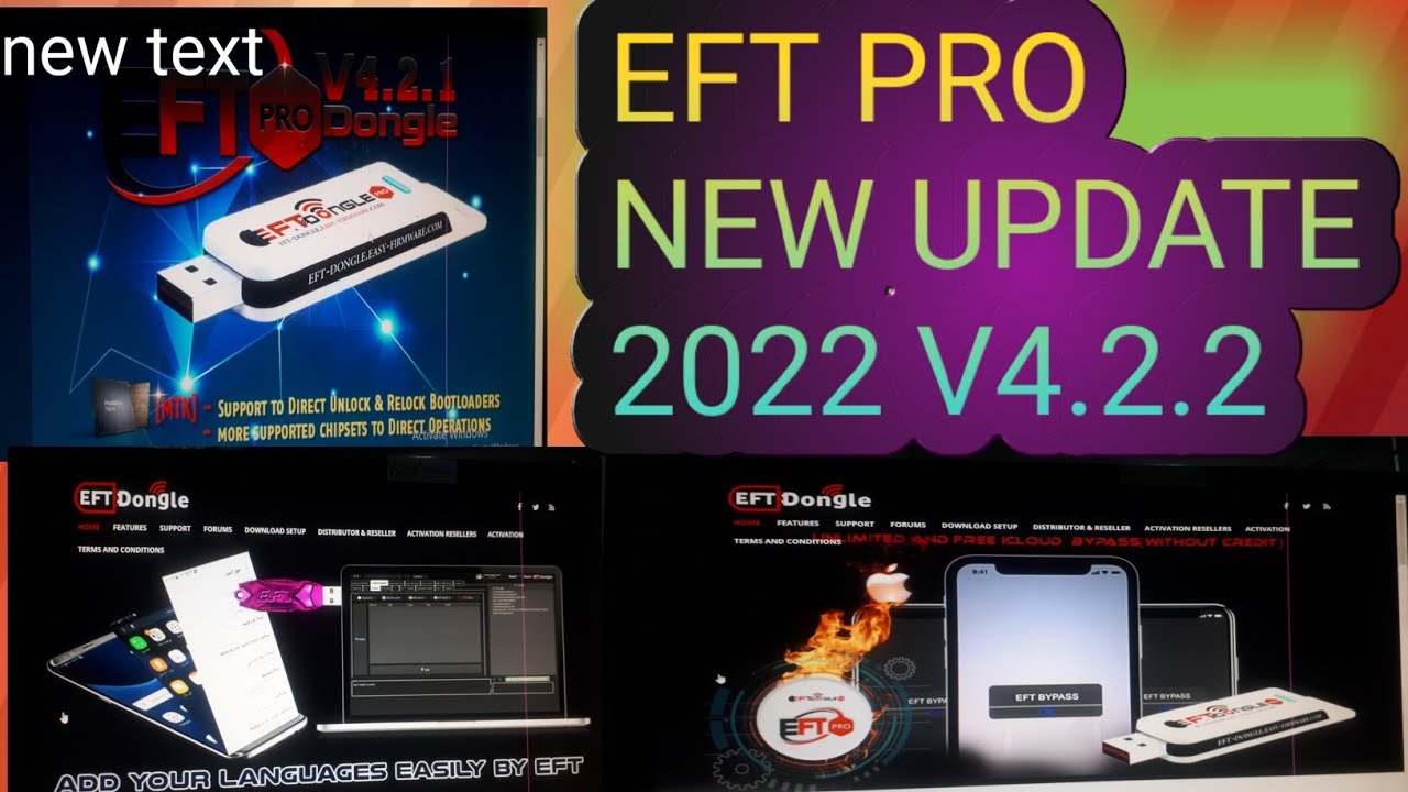 EFT PRO DONGLE NEW UPDATE ||2022 AD NEW MODELS V4.2.1 - YouTube