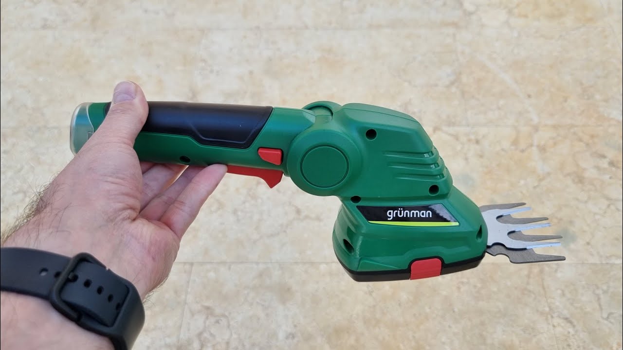 Foarfeca electrica pentru iarba si arbusti GRUNMAN (Dedeman) - REVIEW ...