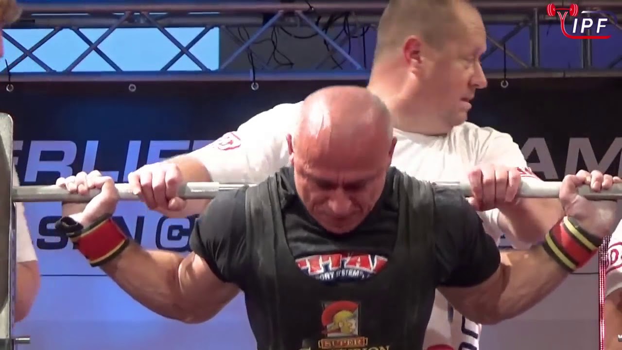 Jaroslaw Olech 360 kg (794 lbs) squat at 74 kg (163 lbs) BW IPF Words ...