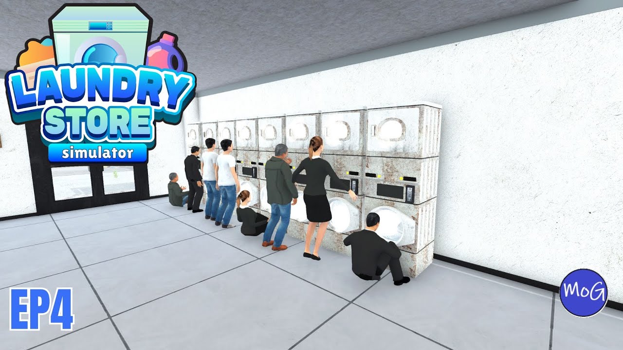 A New Employee, The Big Room, And A Bomb! Laundry Store Simulator Ep4 ...