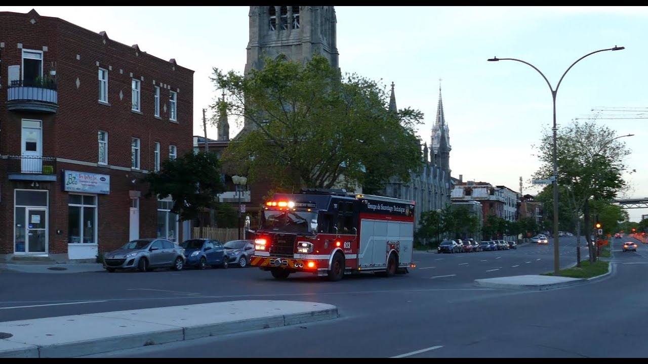 MONTREAL FIRE DEPARTMENT IN ACTION / LE SERVICE INCENDIE DE MONTRÉAL EN ...