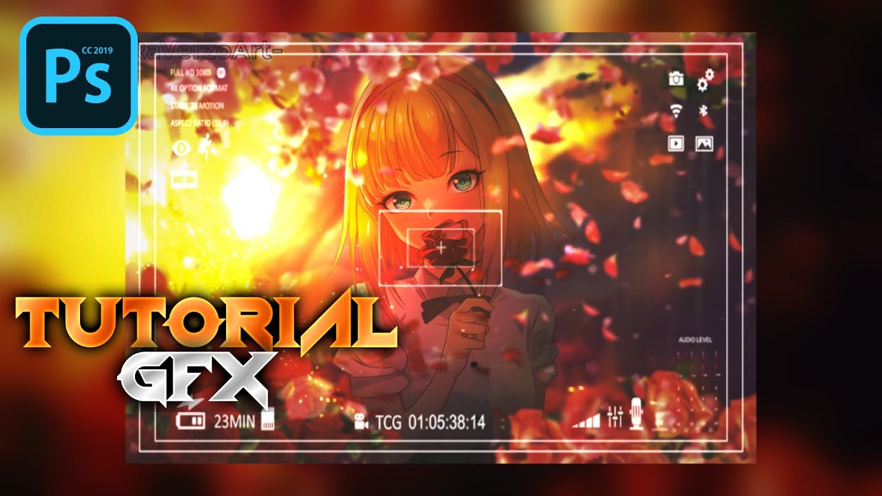 Tutorial GFX Manipulation Anime Bokeh style pscc/PS touch Android ...