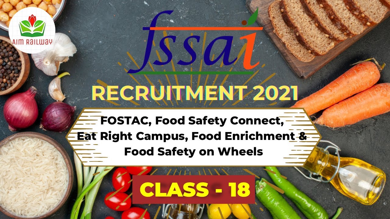 FSSAI Recruitment 2021- Role, Function, Initiatives (A General ...