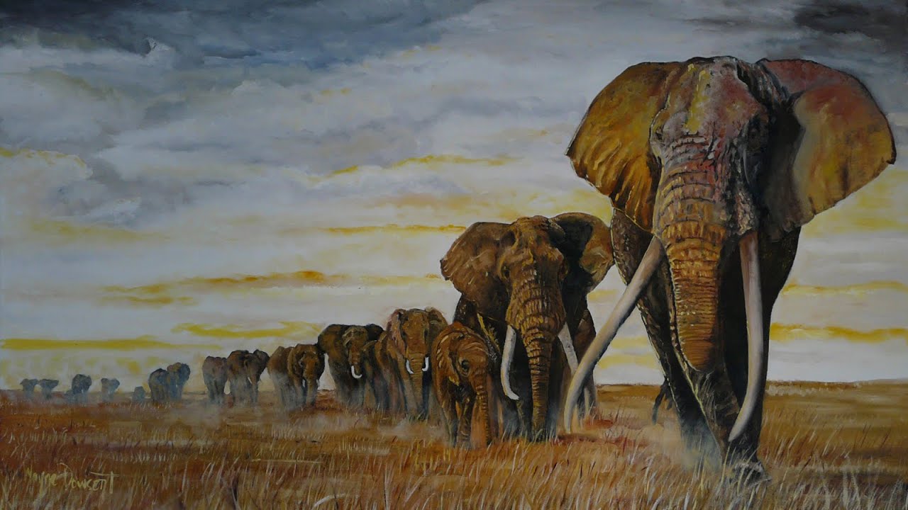 Painting "The Matriarch" - YouTube