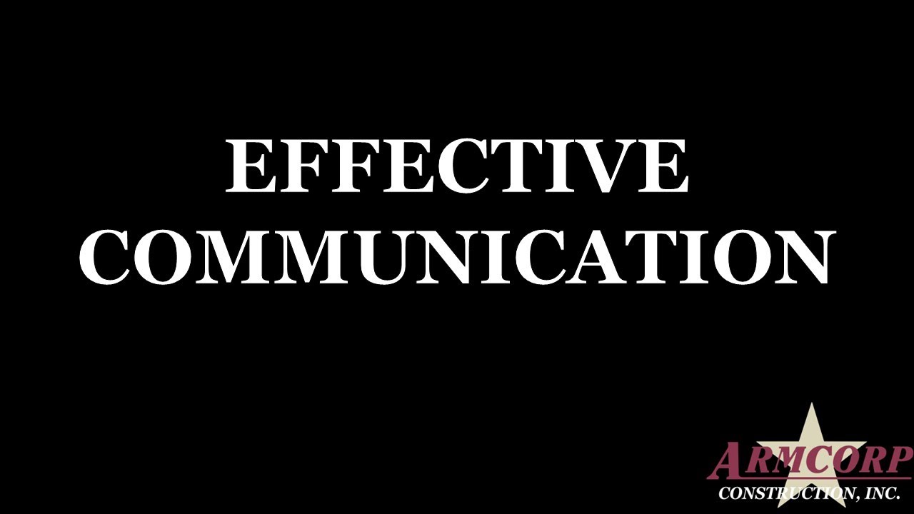 12. CULTURE: Core Value #3 - Effective Communication - YouTube