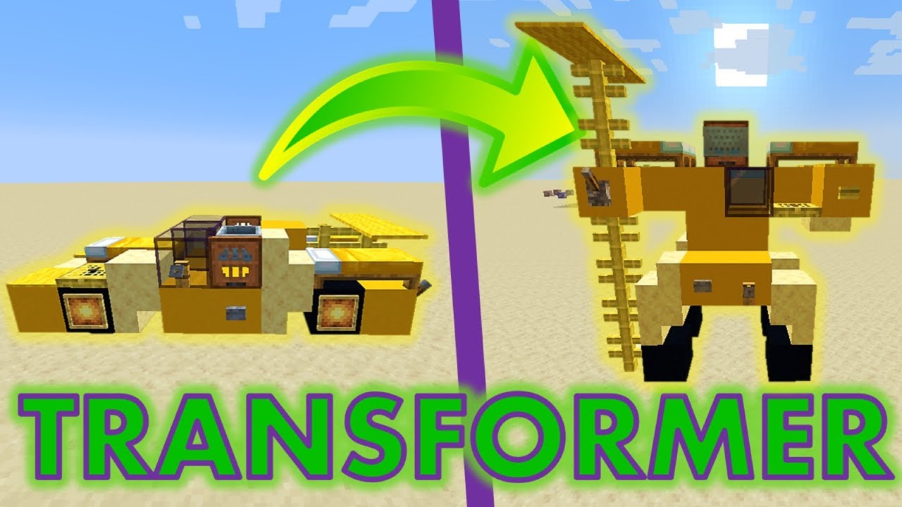 ECHTER Transformer in Minecraft Vanilla - YouTube