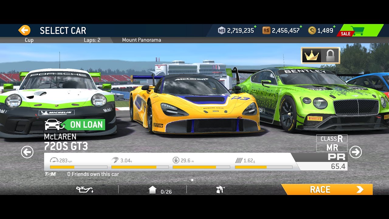 McLAREN 720S GT3, Real Racing 3 - YouTube