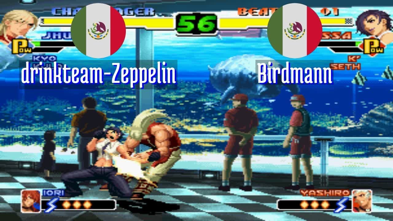 FT5 @kof2000: drinkteam-Zeppelin (MX) vs Birdmann (MX) [King of ...