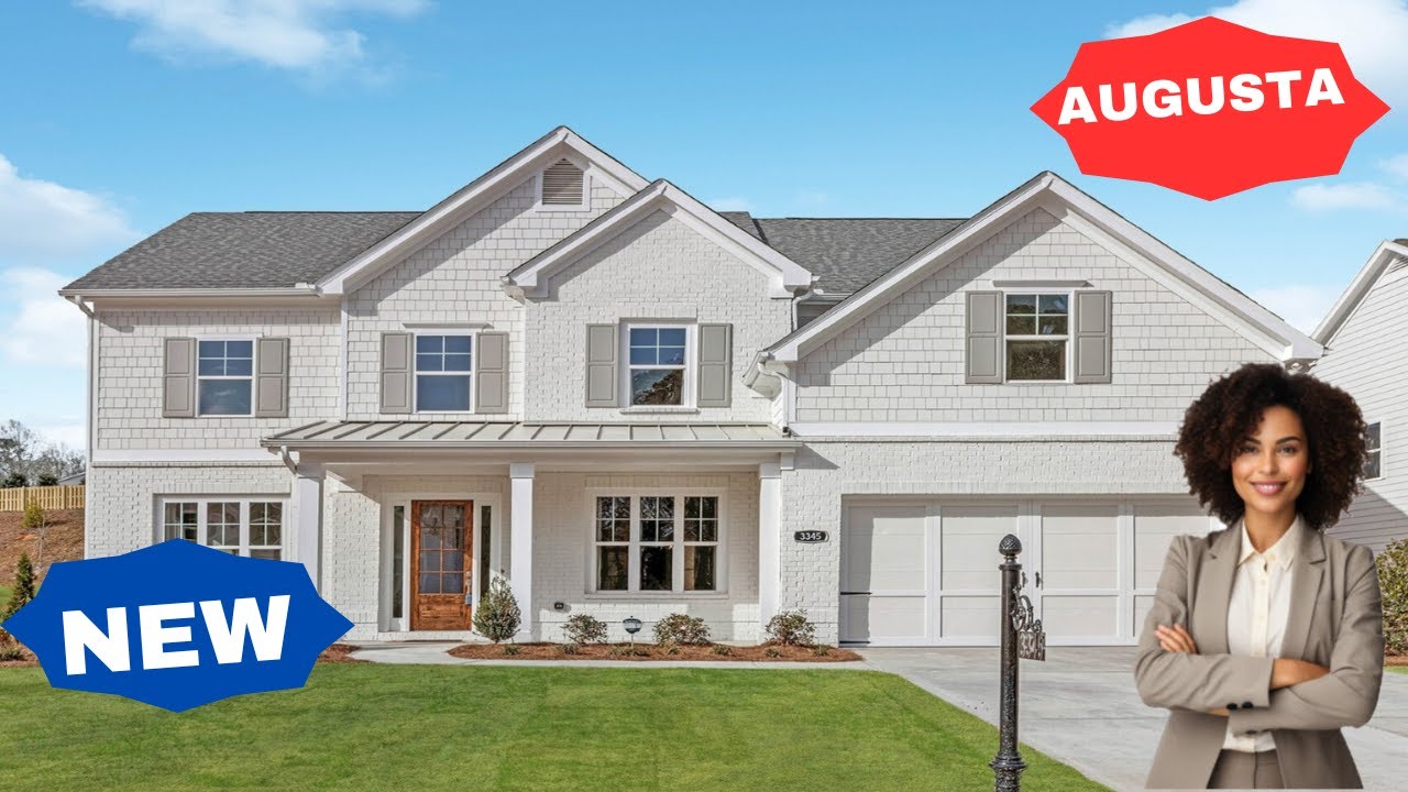 🔴 Augusta Georgia Home Tours: Augusta GA New Homes For Sale - YouTube