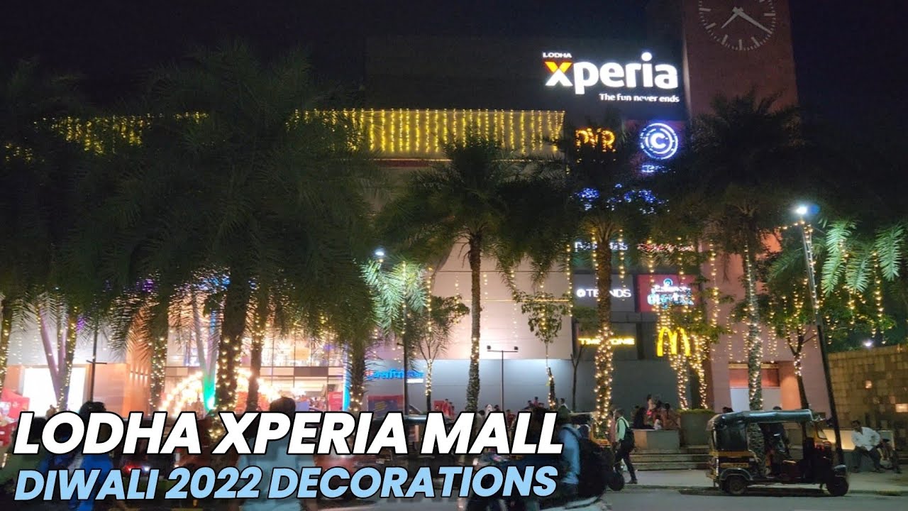 Diwali Decorations of Lodha Xperia mall at Palava City in October 2022 ...