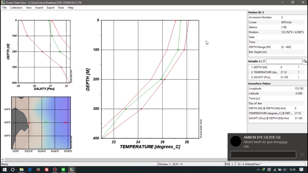 Tutorial Menggunakan Ocean Data View - YouTube