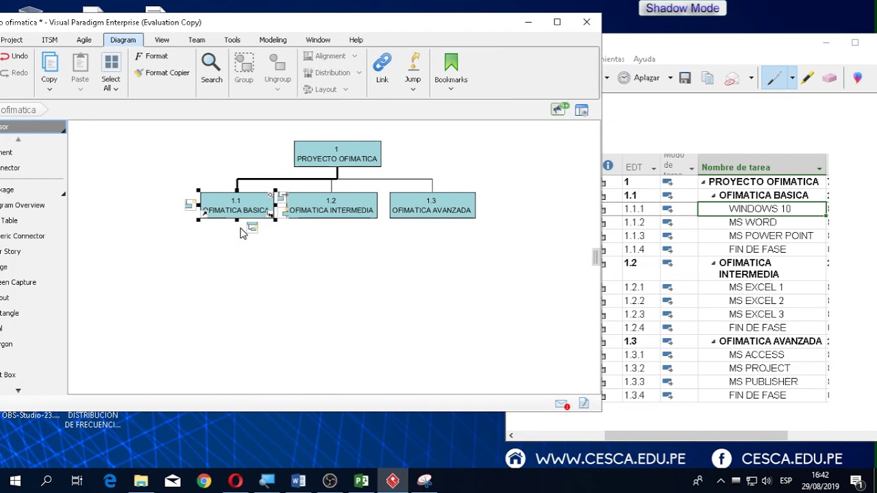 EDT O WBS EN VISUAL PARADIGM - YouTube