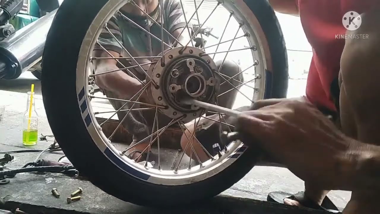 XRM 110 modified convertion disbrake - YouTube