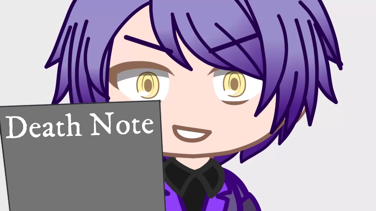 WIP Death Note - Gacha Animation 💀📖 - YouTube