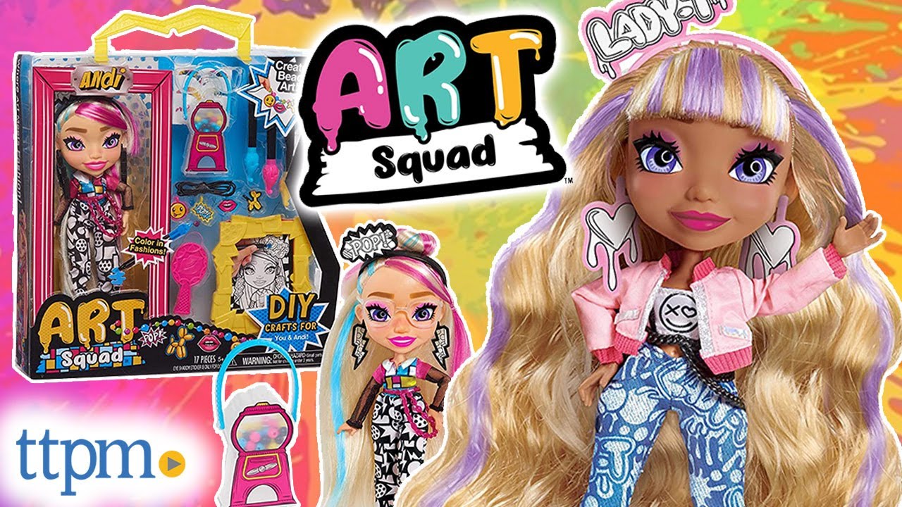 Art Squad Lady T and Andi! - YouTube